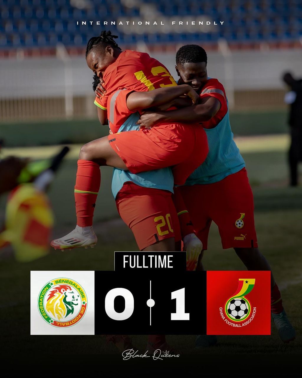 Ghana Black Queens edge Senegal 1-0 in thrilling friendly - Radio ...